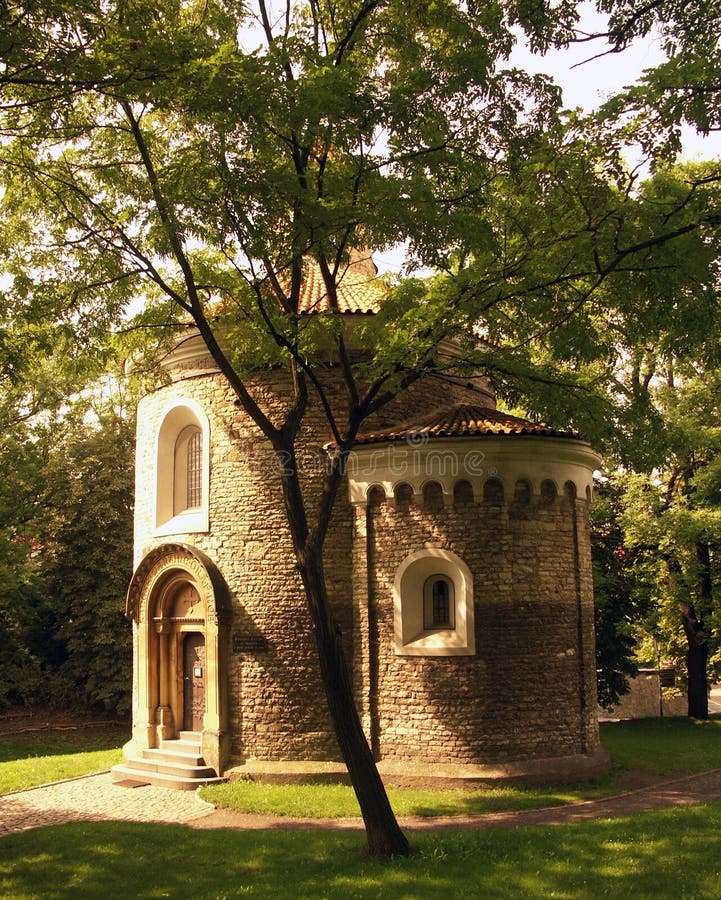 Rotunda of St. Martin stock image. Image of romanesque - 2062667