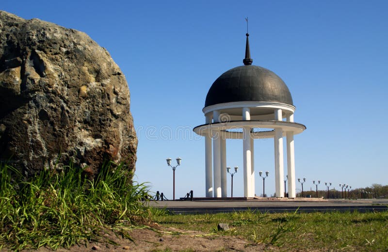 Rotunda and stone stock photo. Image of blue, walk, town - 26391202