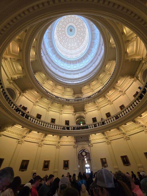 Rotunda of the Texas State Capitol Building in Austin, Texas Editorial ...