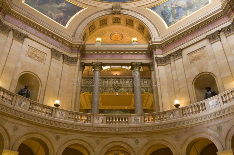 Rotunda of the California State Capitol Stock Photo - Image of interior ...