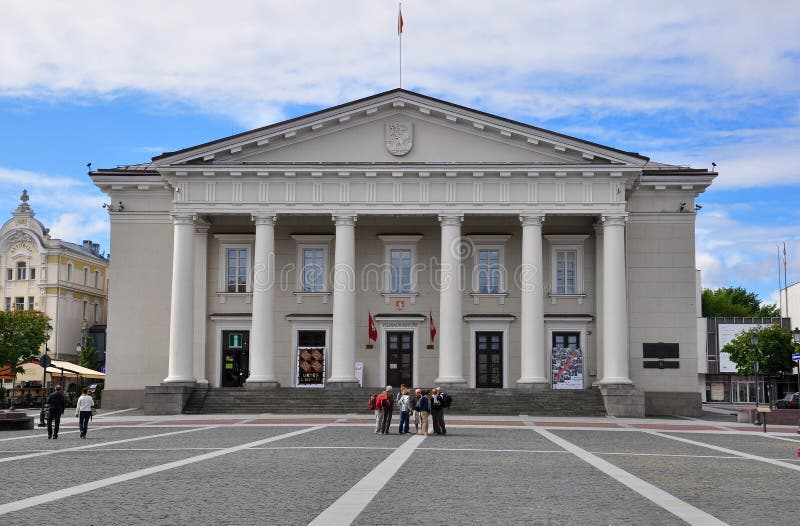 Rotuse in Vilnius, Lithuania Editorial Stock Photo - Image of detail ...