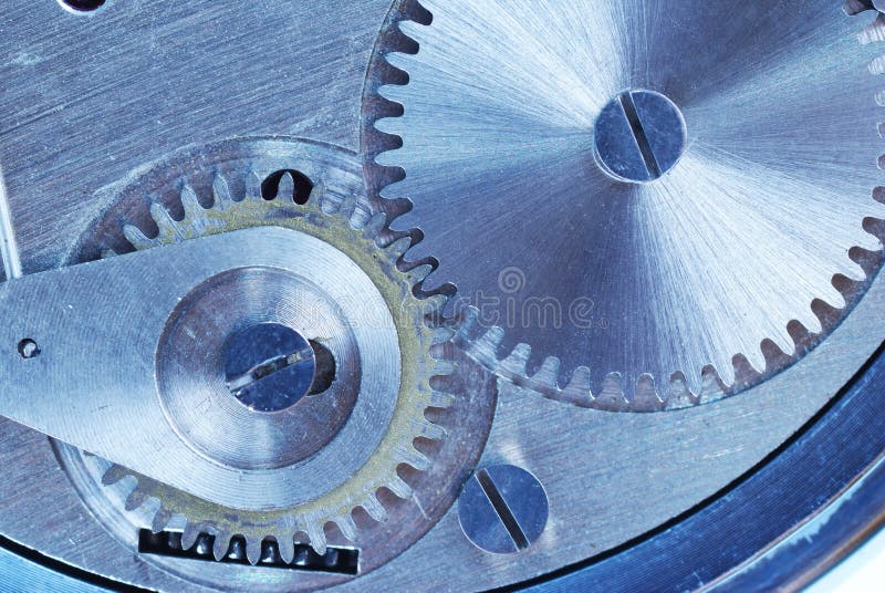 Rouage d'horloge photo stock. Image du industrie, mouvement - 5169254