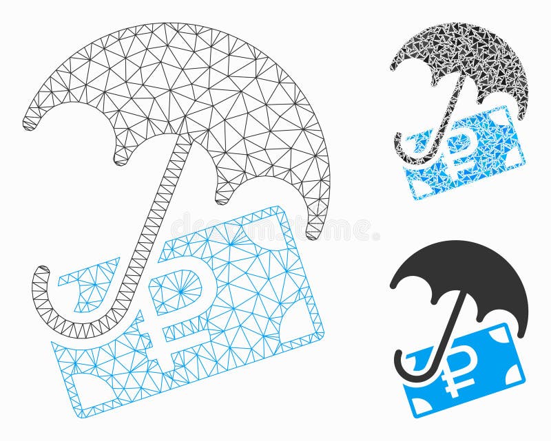 Rouble Financial Safety Vector Mesh Carcass Model and Triangle Mosaic ... Rouble Financial Safety Vector Mesh Carcass Model and Triangle Mosaic ...