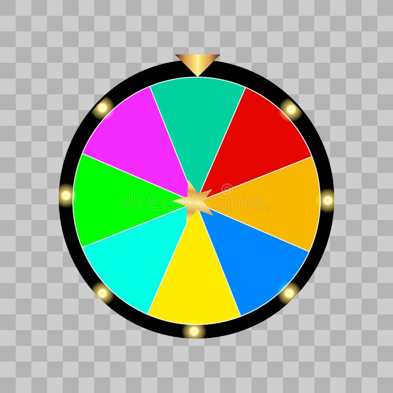 Roue de loterie de fortune illustration de vecteur. Illustration du ...