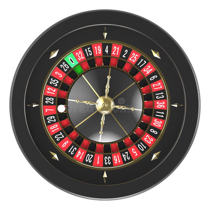 Gros Plan De Roue De Roulette De Casino Avec Les Chiffres Noirs Et ...
