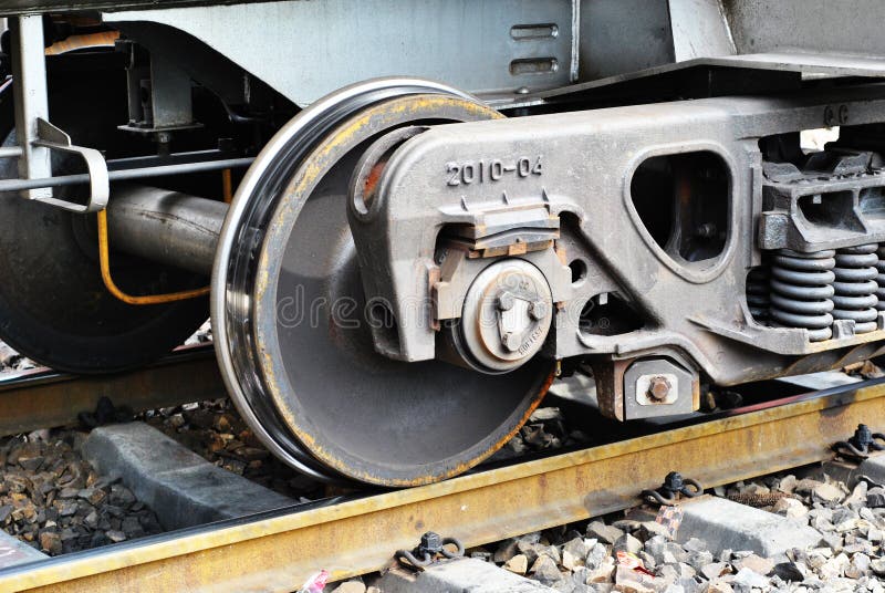 Roue De Train Image libre de droits - Image: 19105946