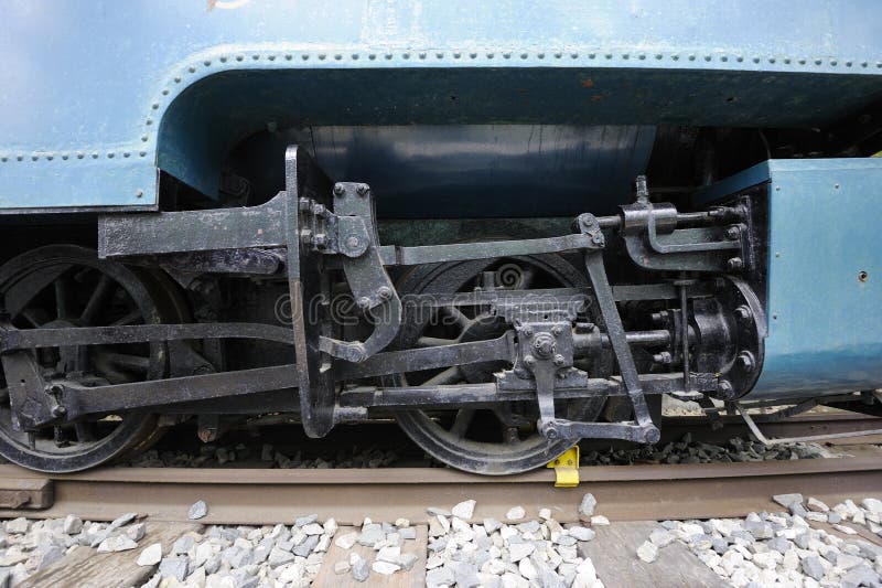 Roue De Train Ou Chemin De Fer, Base De Suspension De Train Photo stock ...