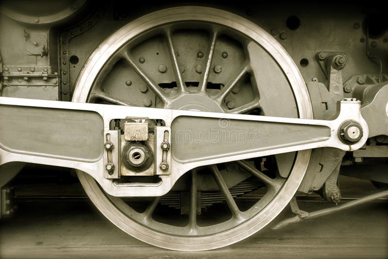 Roue de train image stock. Image du acier, métal, train - 4204961