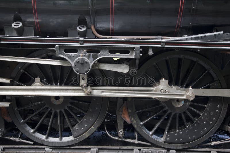 Roue de train de vapeur image stock. Image du vapeur - 29105033