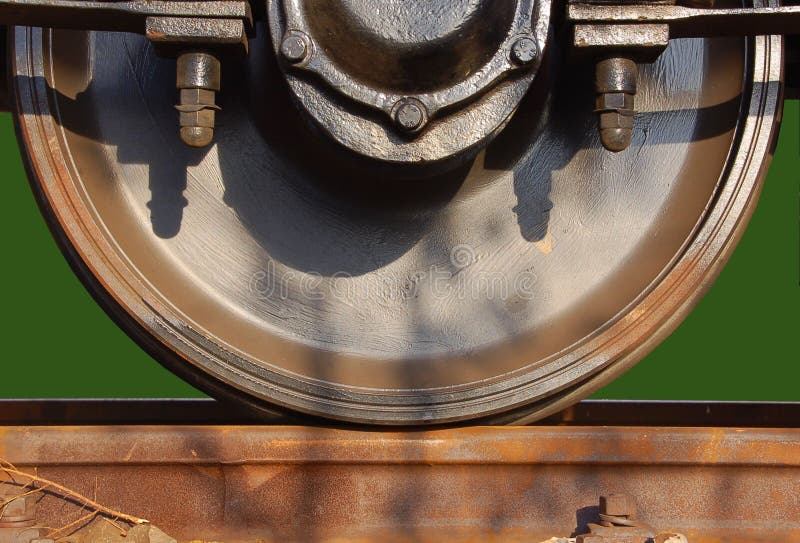 La Roue De Train De La Locomotive à Vapeur Photo stock - Image du ...