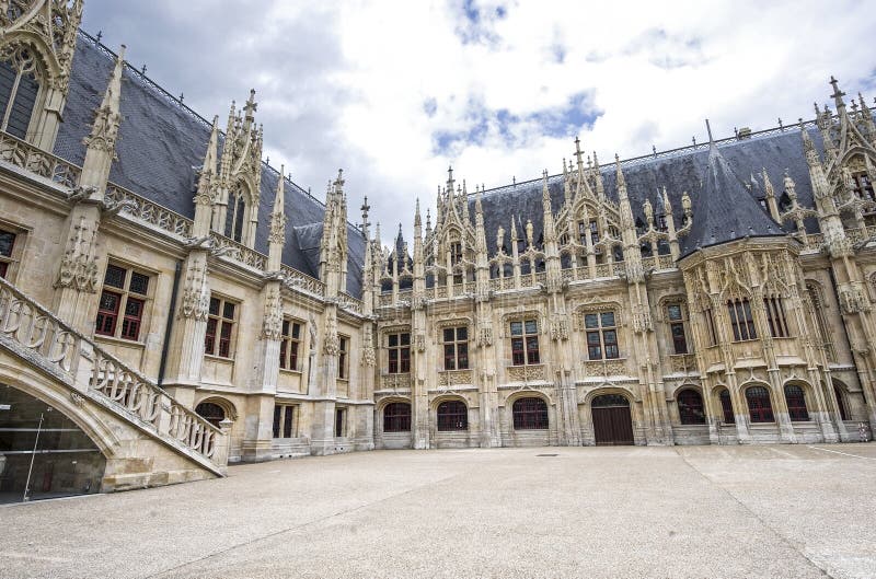 Cathedral of Rouen stock image. Image of seine, catholic - 11626815