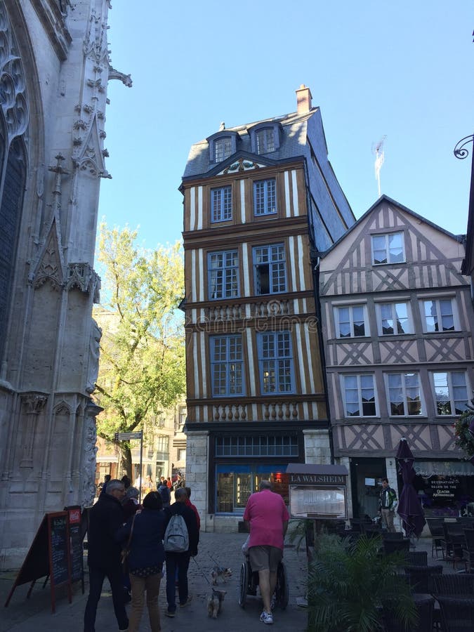 Rouen house editorial photo. Image of ancient, rouen - 60365521
