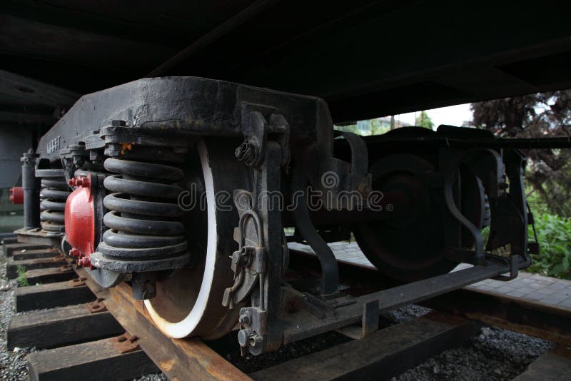 Roues de train photo stock. Image du machines, railroad - 11284342