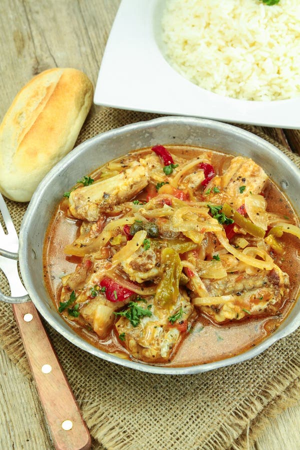 Rougail of fish stock image. Image of spicy, island - 166372485