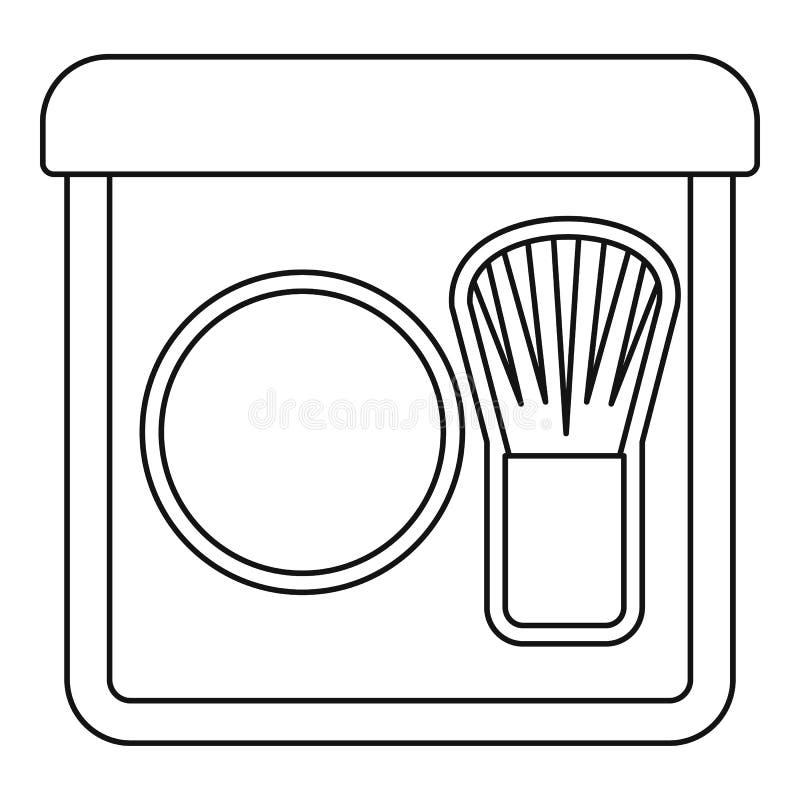 Outline Makeup Brush Icon Stock Illustrations – 10,397 Outline Makeup ...