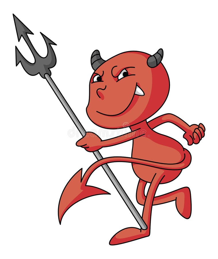 Diable illustration de vecteur. Illustration du latin - 47882776