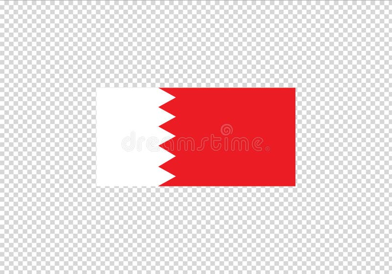 Rouge Et Blanc De Drapeau De Pays De Drapeau National Du Bahrain ...