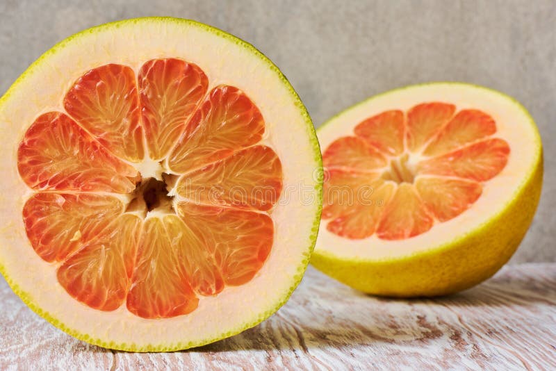Pomelo Rouge Fruit Tropical Saine Alimentation Concept Fond Photo stock ...