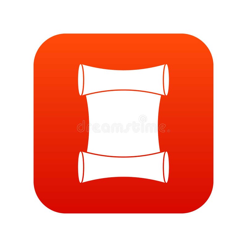 Icône De Rouleau, Style D'ensemble Illustration de Vecteur ...