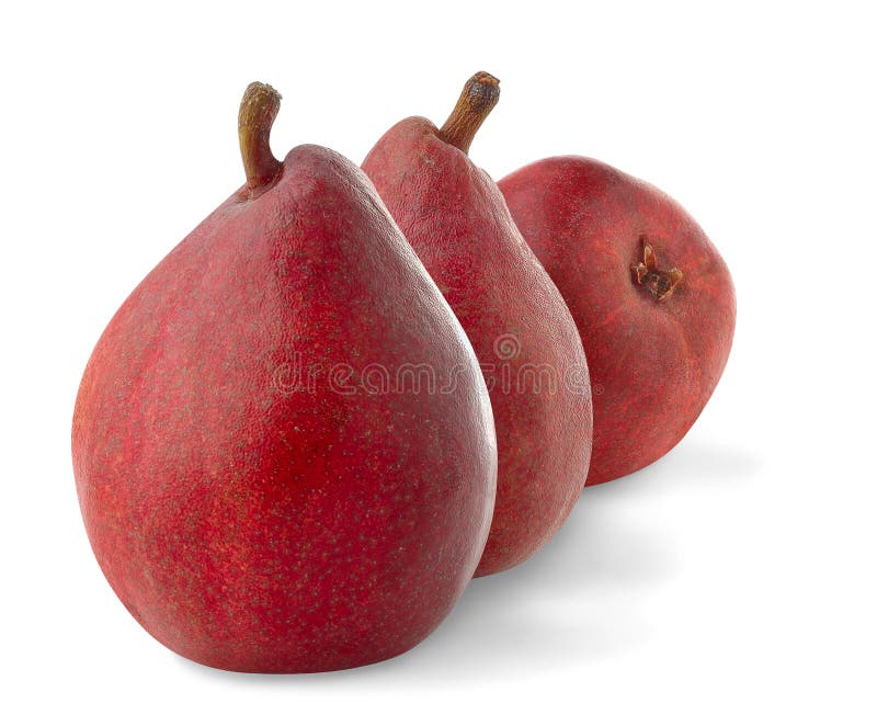 Poires rouges image stock. Image du santé, paire, rouge - 18952497