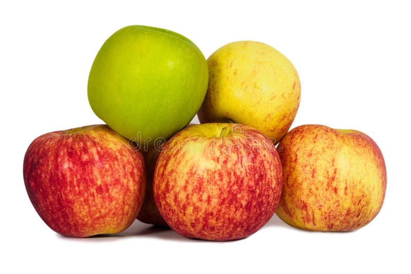 Rouge vert frais de pommes photo stock. Image du pomme - 57390684