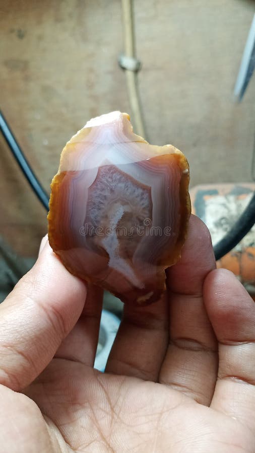 Rough Agate Suleman Stone stock image. Image of agate - 259927487