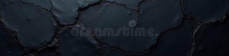 Rough, Aged Black Wall; Deep Crevices, Weathered Paint , Pattern, Black ...