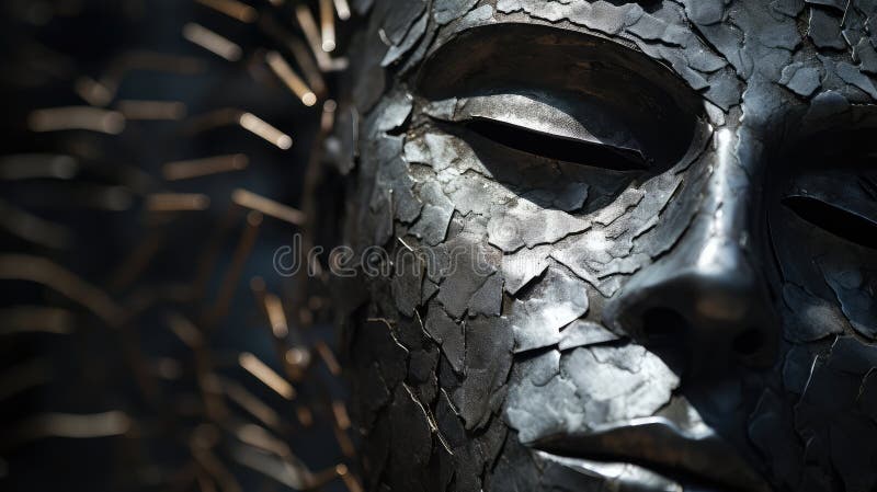 Rough art texture stock illustration. Illustration of metal - 361710637