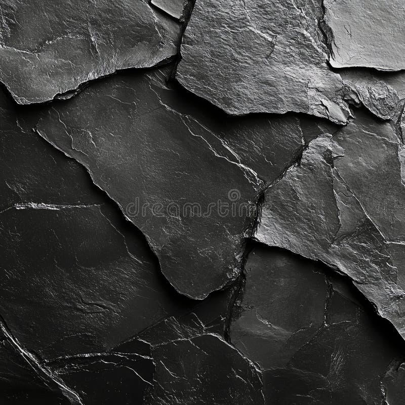 Black Rough Stone Texture Background with High Detail Grainy Surface ...