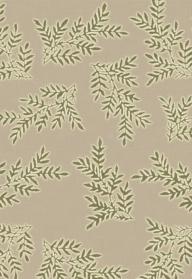 Rough Block Printed Plant Background Picture. Image: 577055