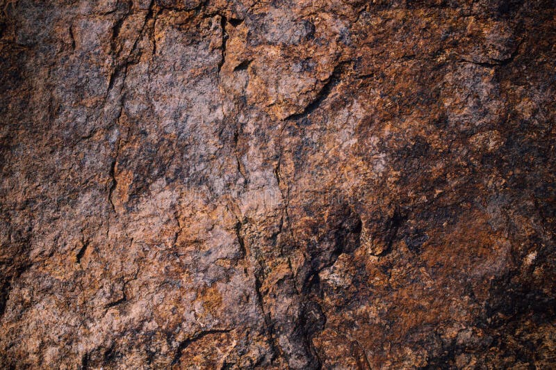 Rough Boulder Stone Texture Close Up Stock Image - Image of brown ...