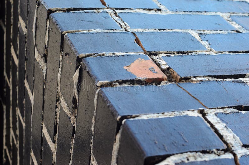 Rough brick wall stock image. Image of brickwork, broken - 93968623