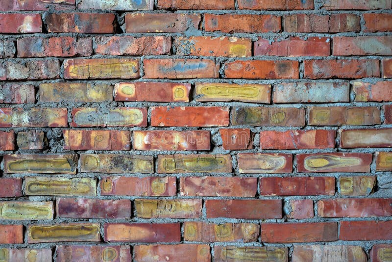 Rough Brickwork of Low Quality Bricks Stock Photo - Image of modern ...
