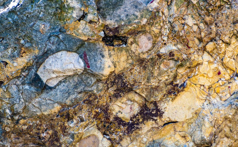 Rough Broken Stone Rock Background Texture Sharp Edges Stock Photo ...