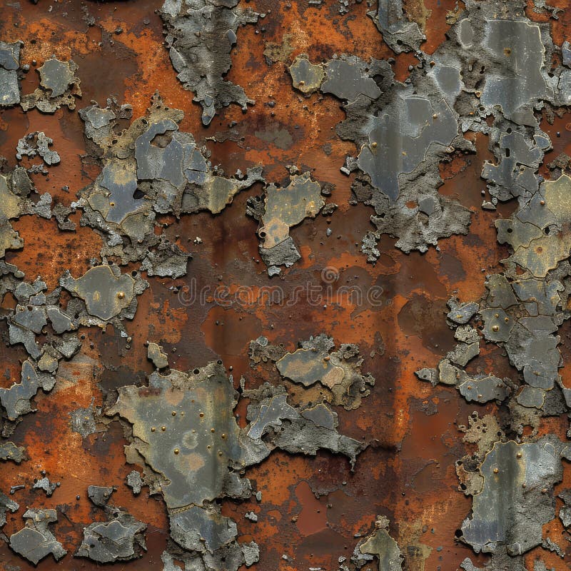 Rough Brown Grunge Texture Reveals Hints of Rusty Metal Stock ...
