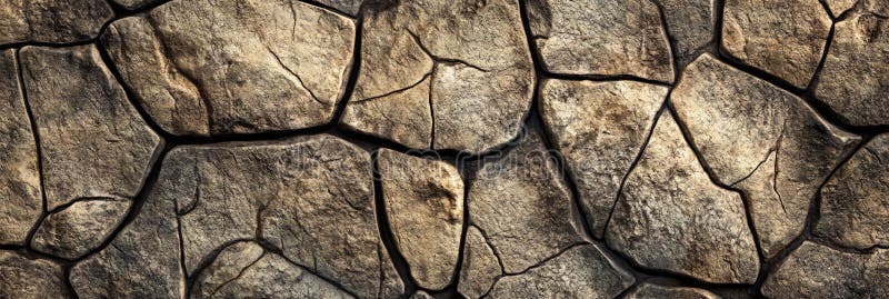 Rough Brown Stone Wall Texture Seamless Pattern High Quality Image ...