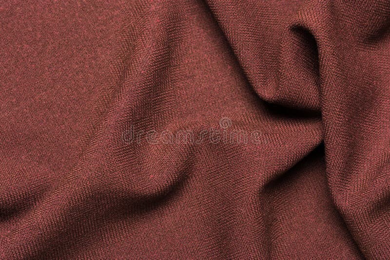 Rough Brown Woolen Cloth Fabric Texture. Abstract Background with Soft ...