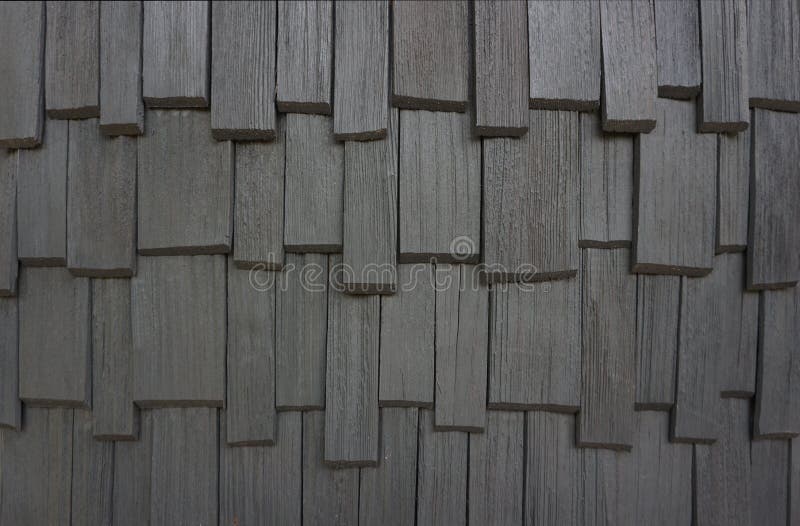 Rough Bumpy Wood Shingle Cladding Stock Photo - Image of material ...
