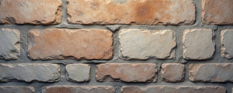 Rough Cement Block Wall Panorama Textured Background , Texture ...
