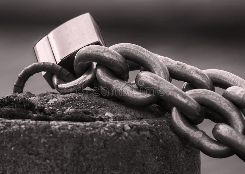 Rough chain stock photo. Image of chain, outdoor, secure - 61060156