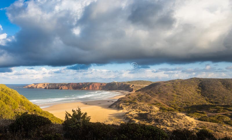 Rough Cliffs Along the Vicentina Coast Stock Photo - Image of europe ...