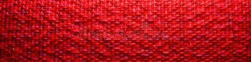 Rough, Coarse Red Burlap Texture Close Up View Shows Uneven Weave ...