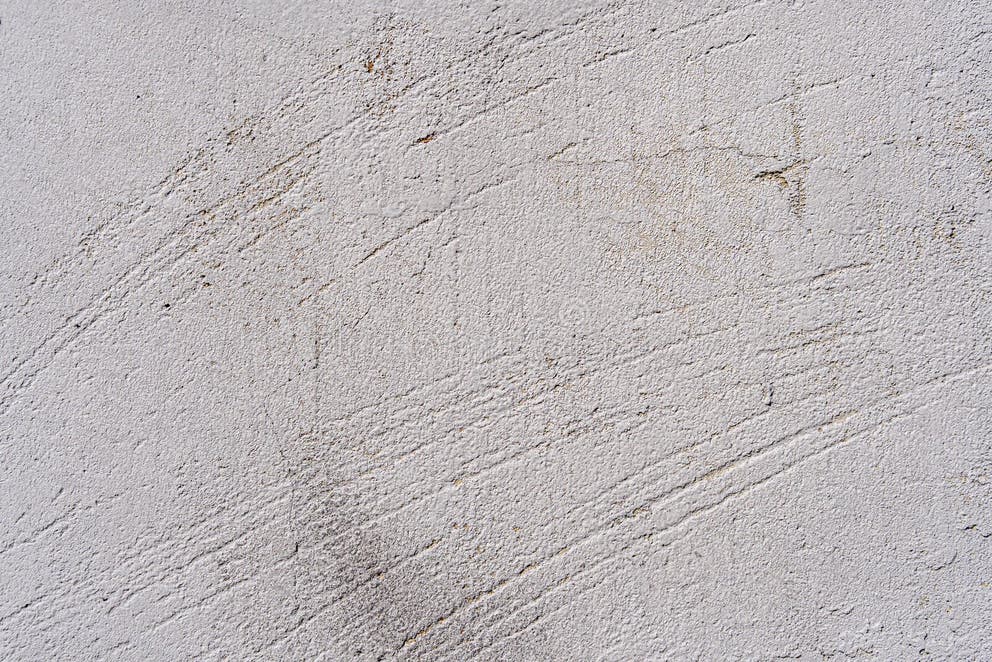 Rough Concrete Surface in Light Gray with Visible Diagonal Scratches ...