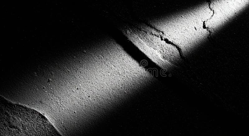 Rough Concrete Surface with Visible Cracks and Granular Texture. the ...