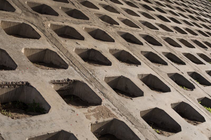 Concrete bridge elements stock image. Image of pattern - 124818123