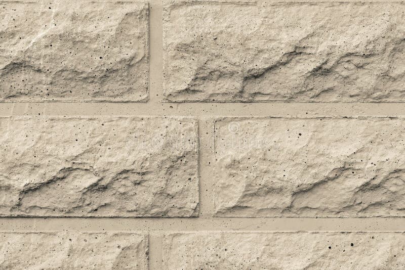 Rough Concrete Wall of Beige Color Stock Image - Image of empty, blank ...