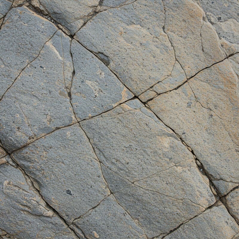 Rough, Cracked Stone Surface with a Network of Intersecting Lines. the ...