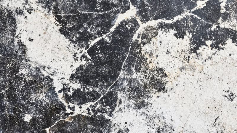 High Contrast Grunge Texture with Rough Cracked Stone Surface in Black ...