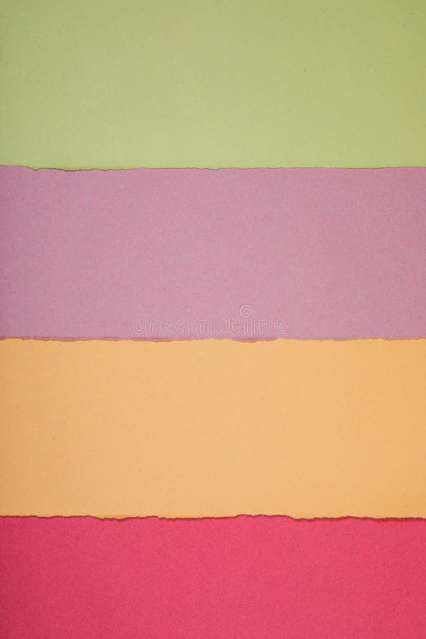 Rough Cut Strips of Colored Paper in a Pattern Stock Image - Image of ...