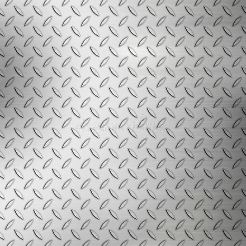 Grey diamond plate stock illustration. Illustration of durable - 2270071